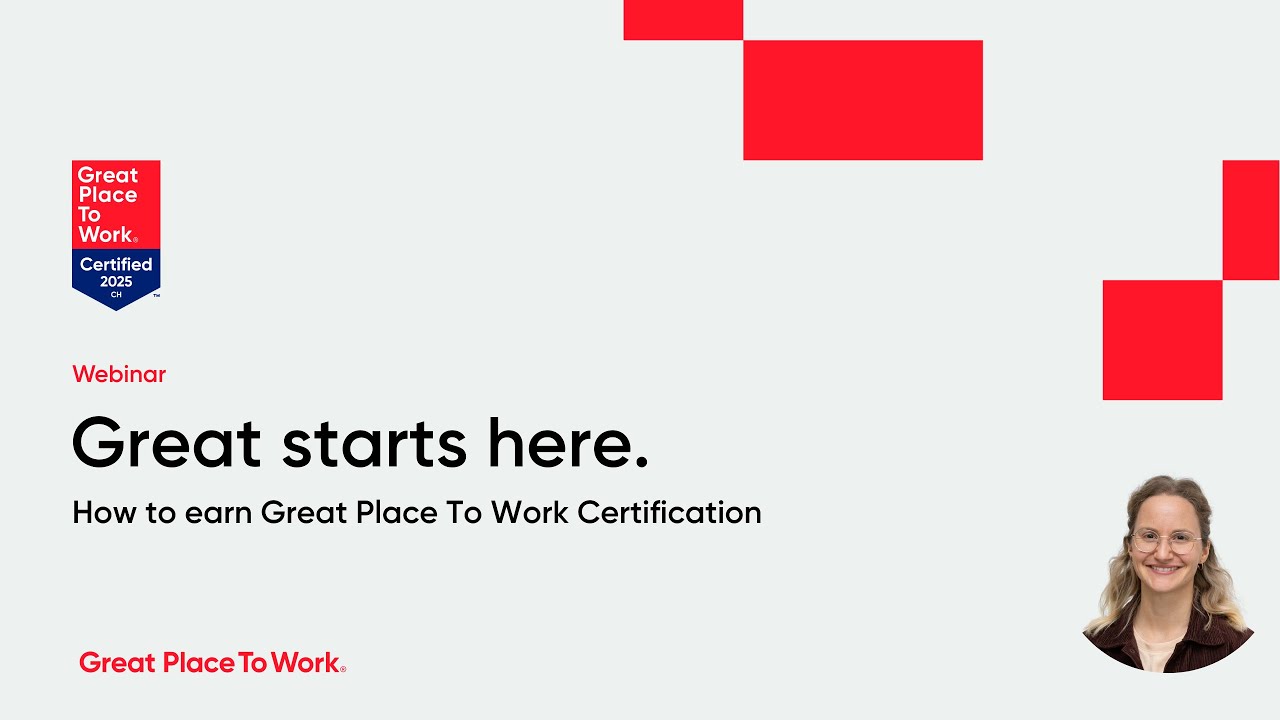 How to earn Great Place To Work Certification - YouTube