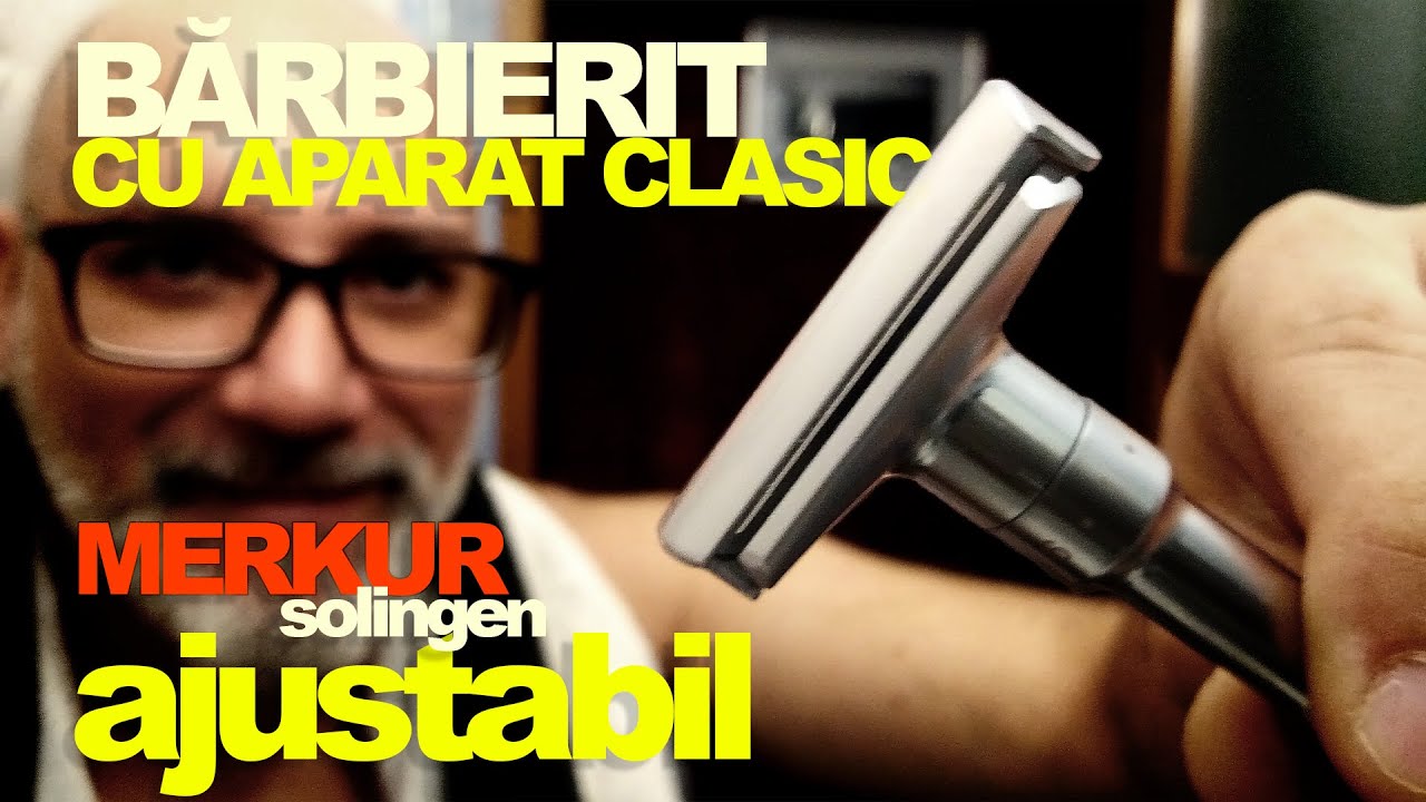 Barbierit cu aparat clasic (Ajustable Safty Razor) - YouTube