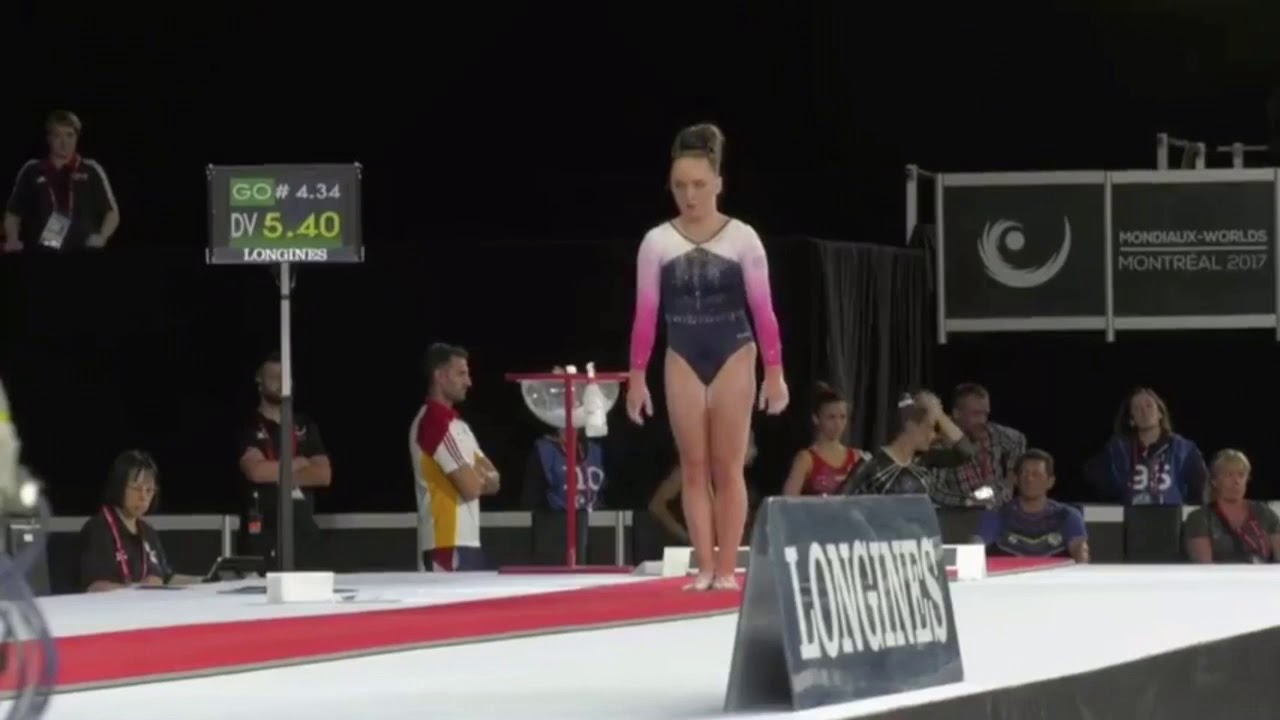 2017 World Championships Amy Tinkler VT QF - YouTube