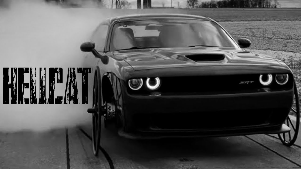 Dodge Challenger Hellcat Sound, Drift, Burnout | 4K - YouTube