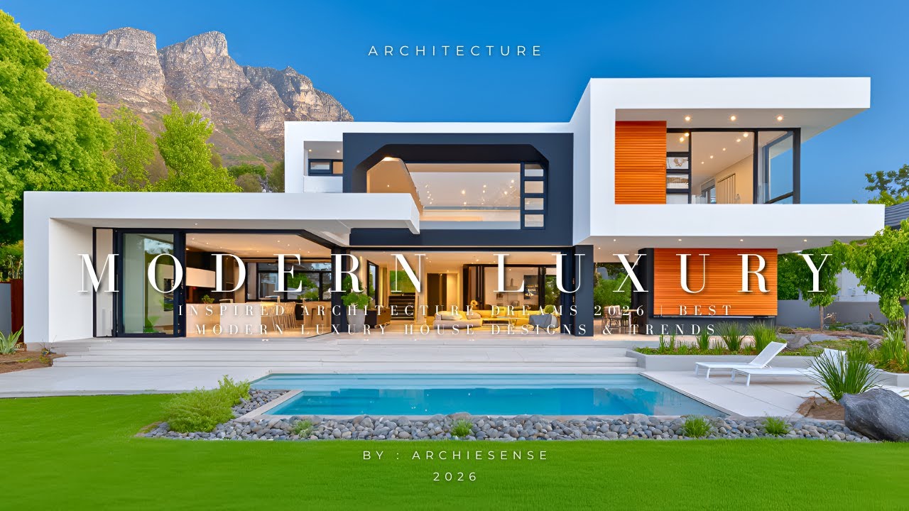 Modern Luxury House Design 2026 | Inspired Architecture Dreams & Future ...