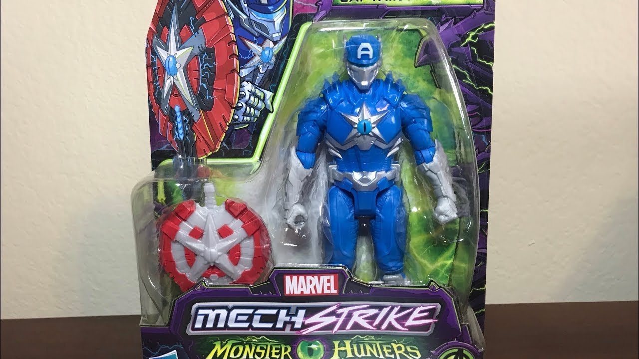Marvel Avengers Monster Hunters Captain America Unboxing - YouTube