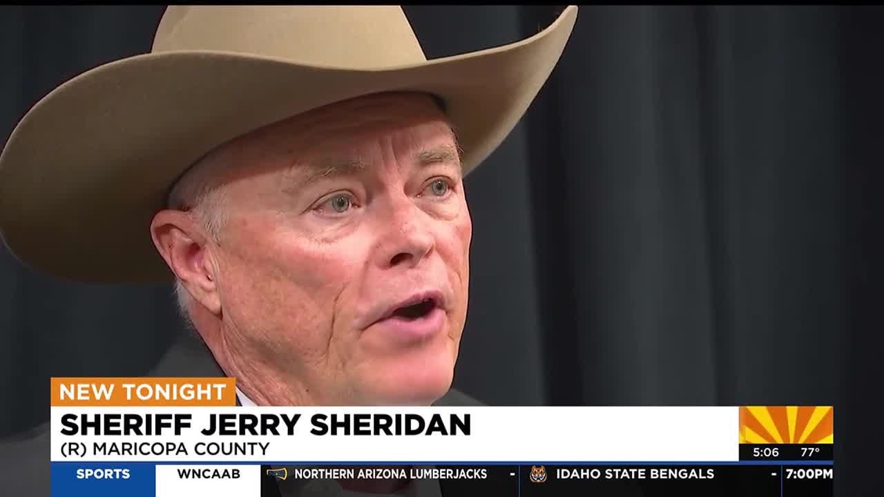 Jerry Sheridan begins job as Maricopa County sheriff - YouTube