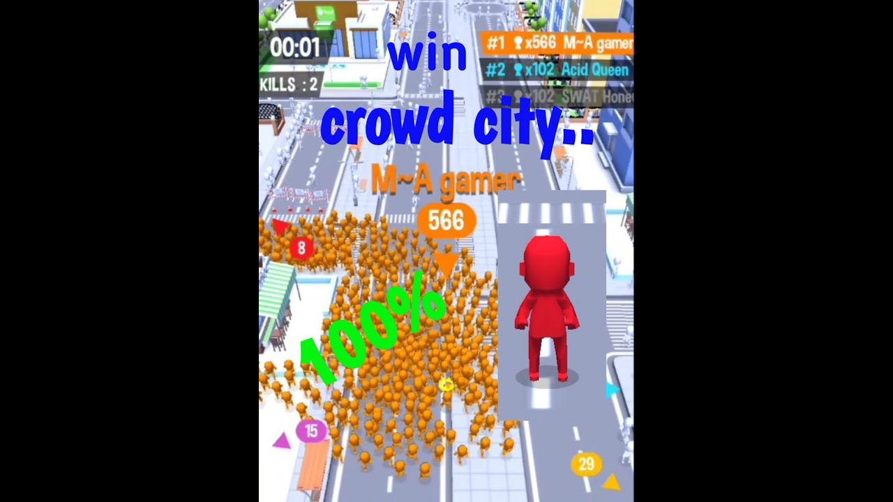 Crowd city game || crowd city game play unlimited time || crowd city ...