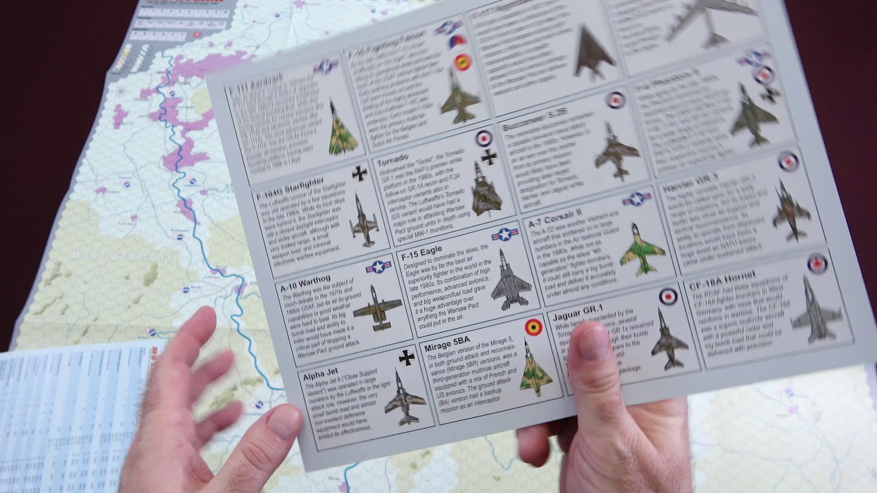 Red Storm: The Air War Over Central Germany, 1987 from GMT Games ...