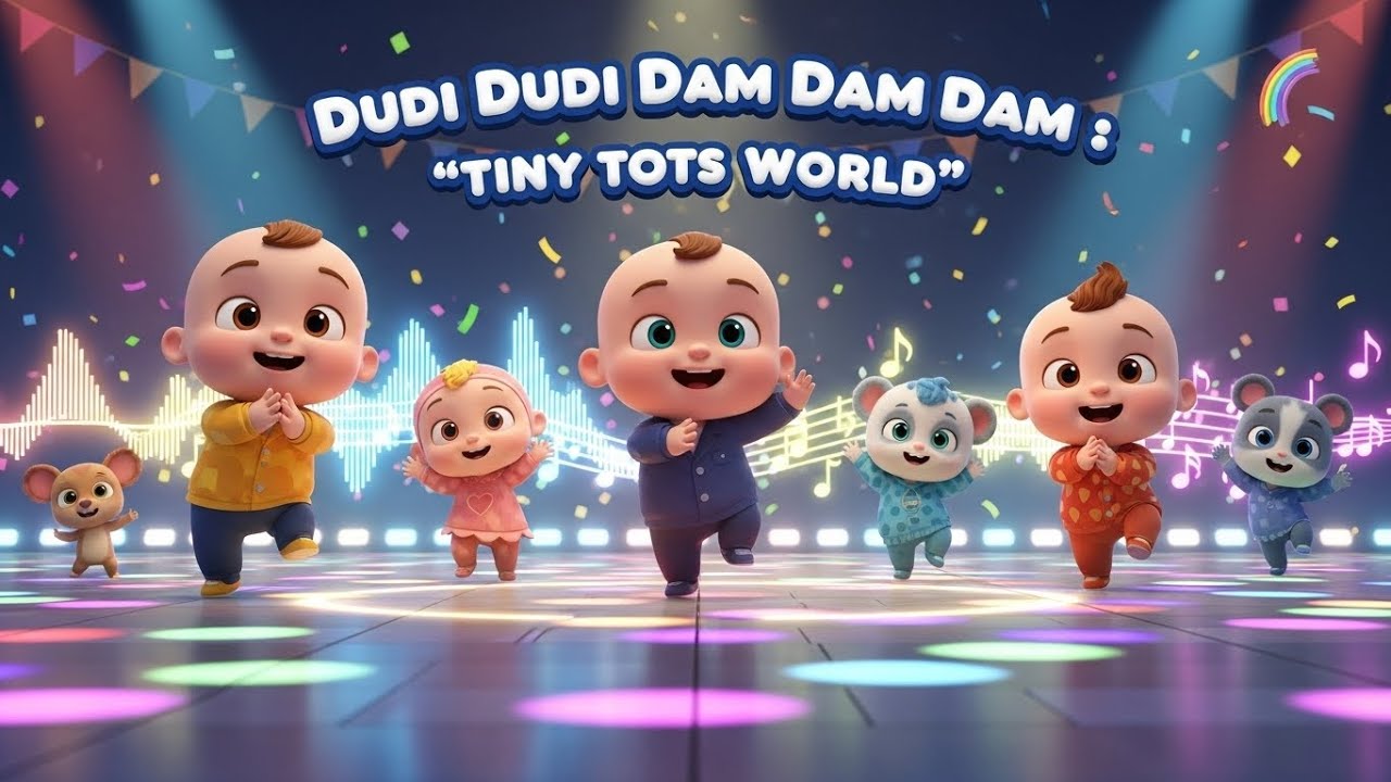 Dam Dam Dance Party for Toddlers 🎈, - YouTube