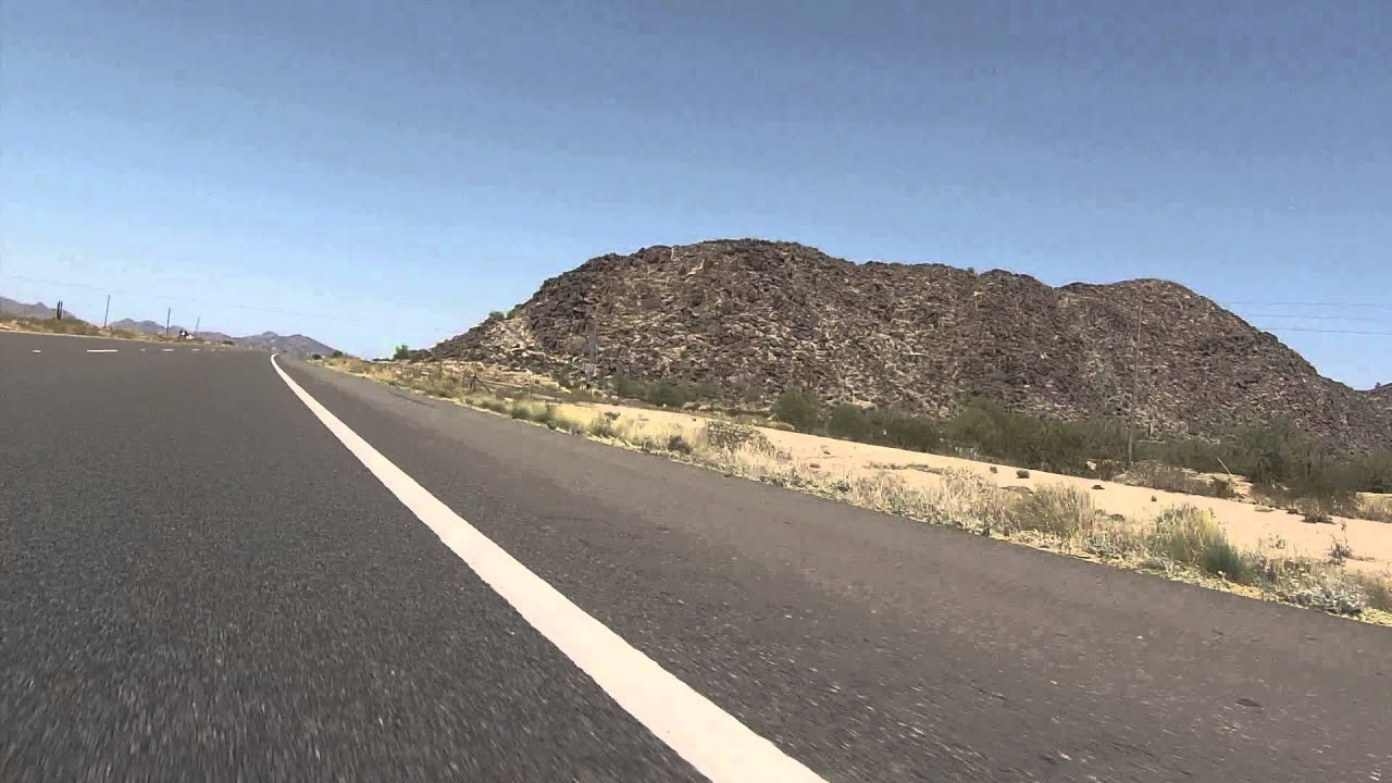 Drive past Landfill 13 miles south of Buckeye, Arizona, AZ SR 85 ...