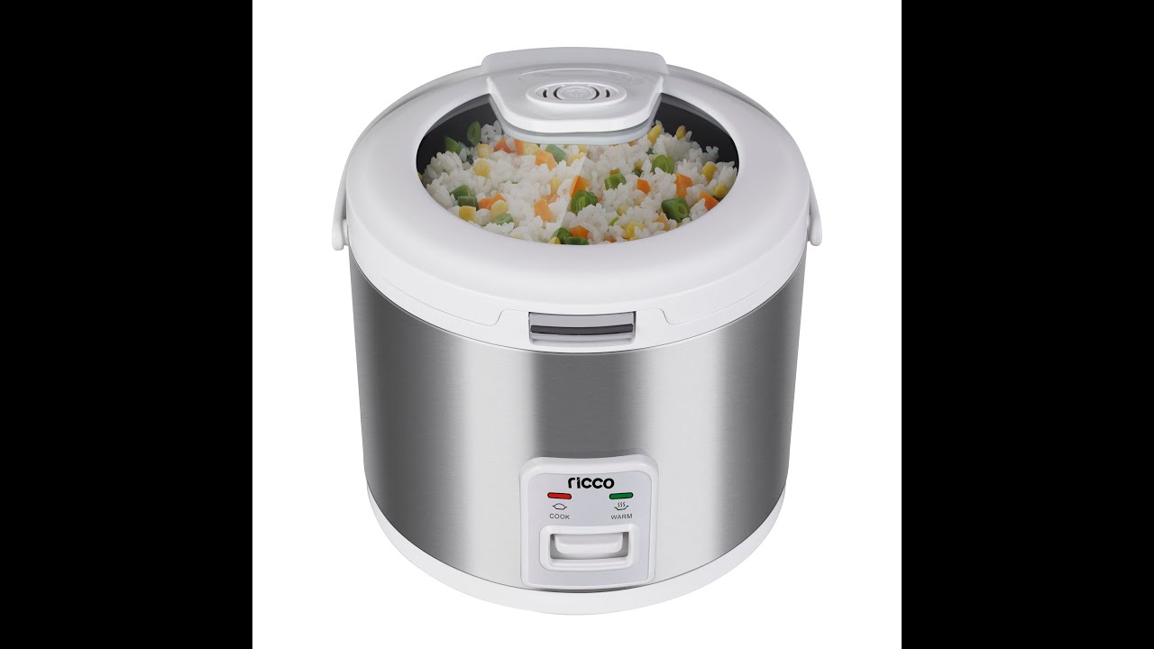 2024 ricco new design rice cooker with glass window - YouTube