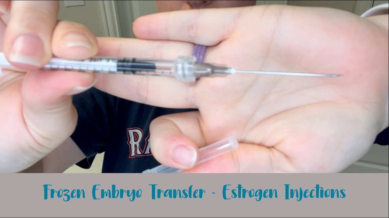 FET | Estrogen Injections - Our IVF Journey - YouTube