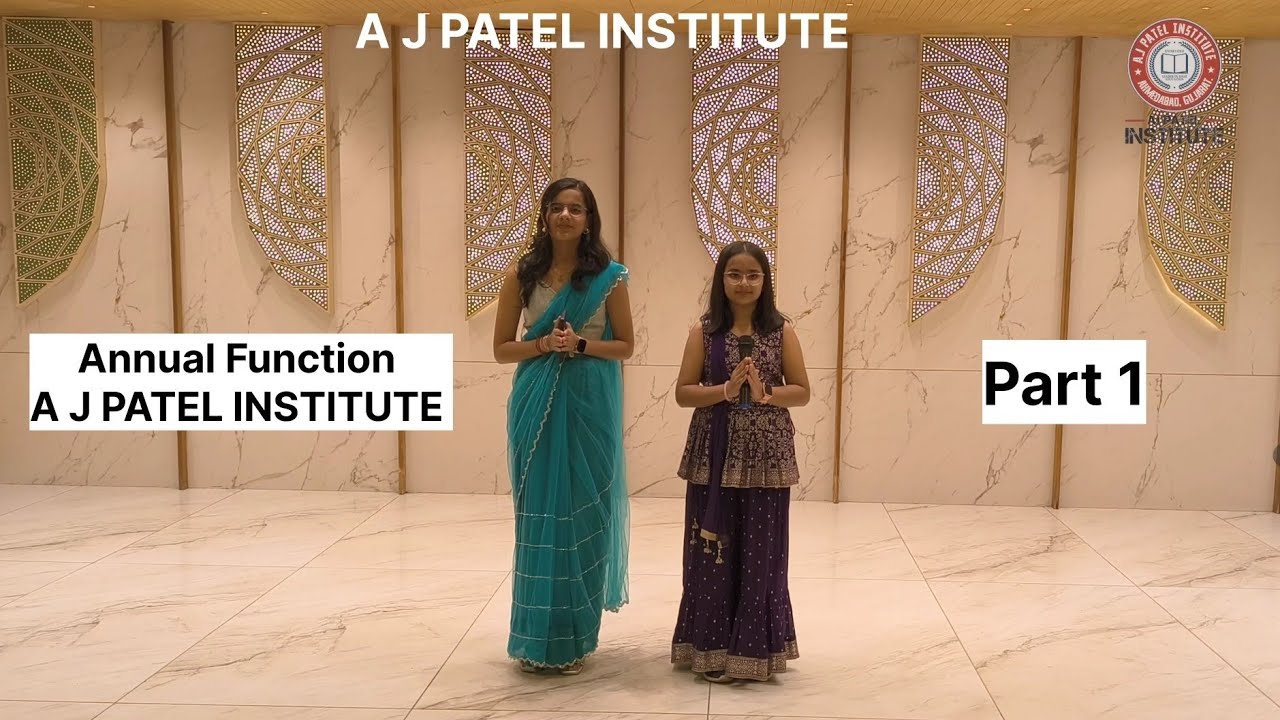 Annul Function - A J PATEL INSTITUTE- Part 1 - YouTube