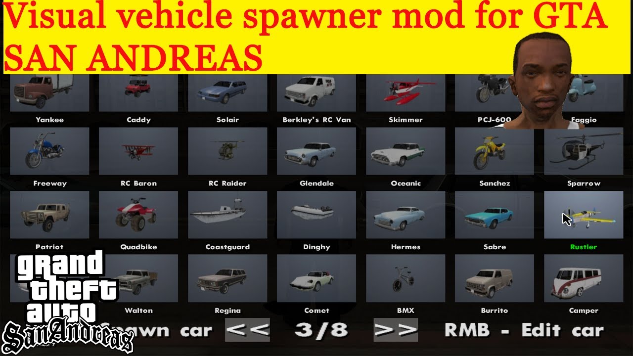 Visual Car Spawner Mod Gta San Andreas YouTube visual-car-spawner-mod-gta-san-andreas-youtube