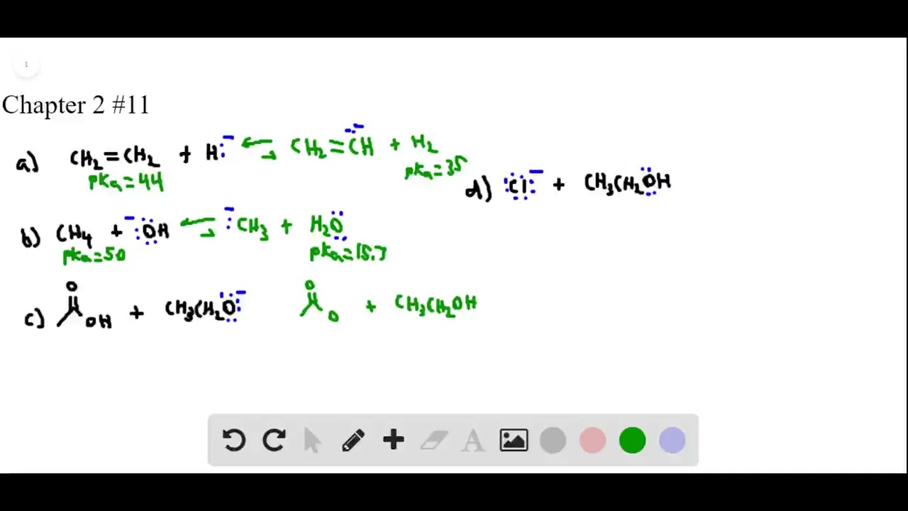 Draw the products of each reaction and determine the direction of ...