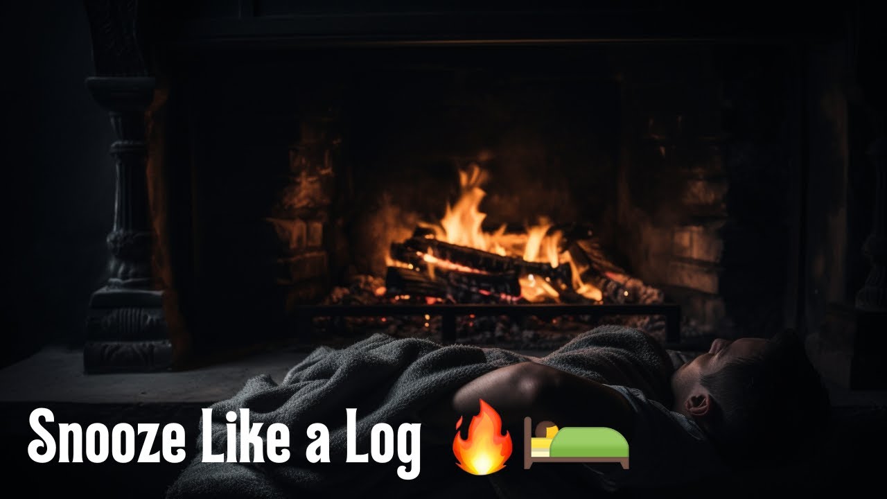 🛌💤 Snooze Like a Log with 1 Hour of Relaxing Fireplace Sleep Sounds 🔥😴 ...