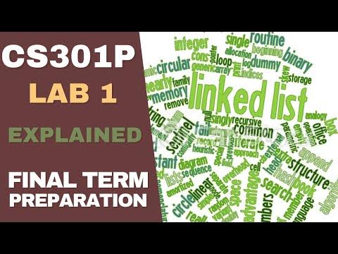 cs301p Lab 1 | cs301p final term preparation | cs301 final term preparation - YouTube