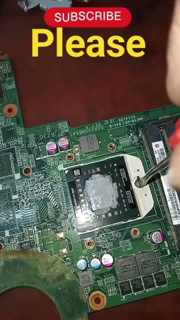 Hp Laptop MB Se Processors kaise nikale 🤔 MB se Processor kaise nikale #laptops #repair #hp # ...