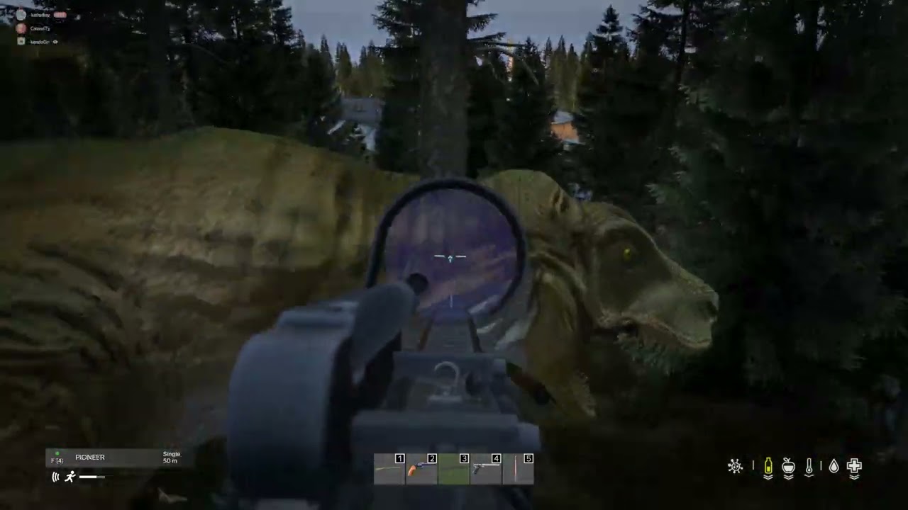 T-Rex encounter- DayZ - YouTube