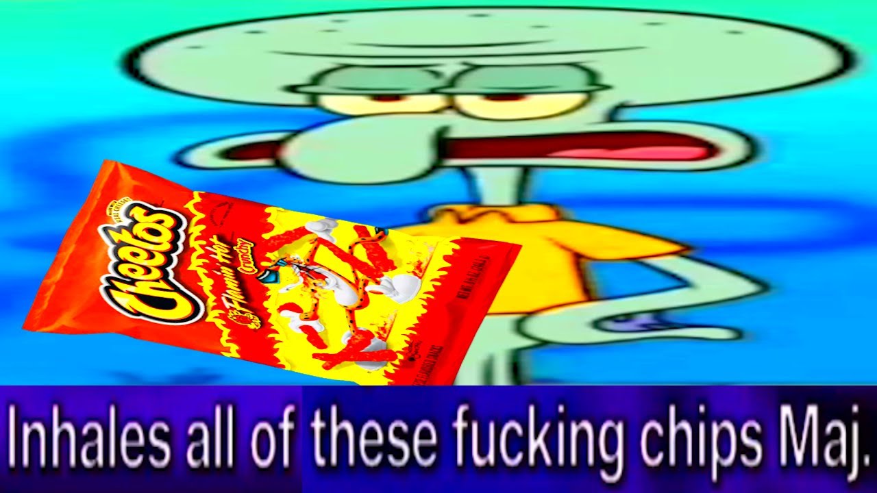Loudward's Hot Cheetos Addiction (AI Sponge Rehydrated Clip) - YouTube