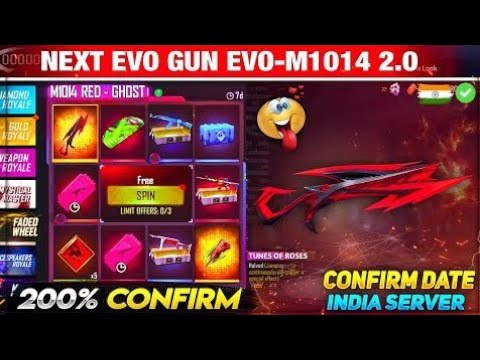 Free fire new evo scorpion M1014 gun skin || Free fire max .#video # ...
