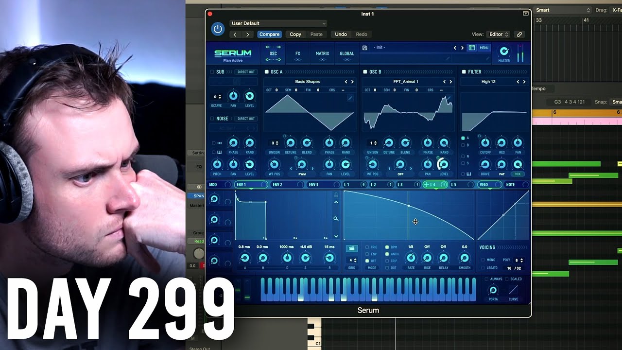 Day 299 of Producing for a Year - YouTube