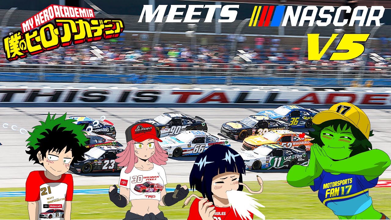 My Hero Academia meets NASCAR V5 - YouTube