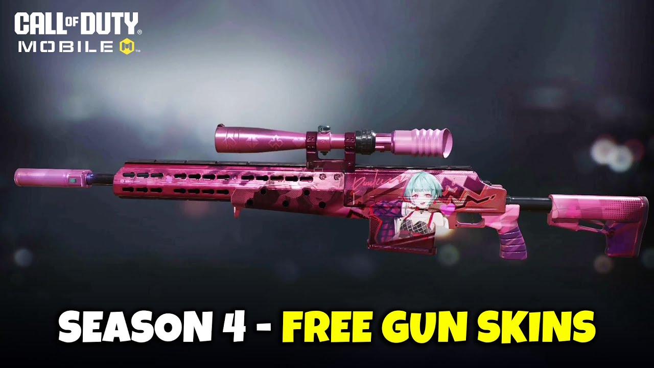 Season 4 All Free Guns Skins COD Mobile - S4 CODM Leaks - YouTube