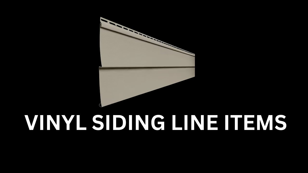 VINYL SIDING XACTIMATE LINE ITEMS - YouTube