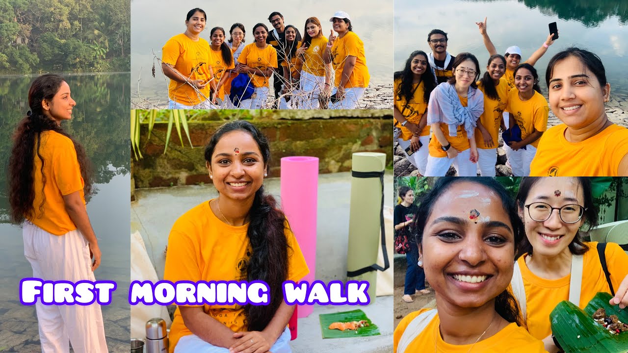🤩FIRST DAY OF CLASS & FIRST MORNING WALK | YOGA - YouTube