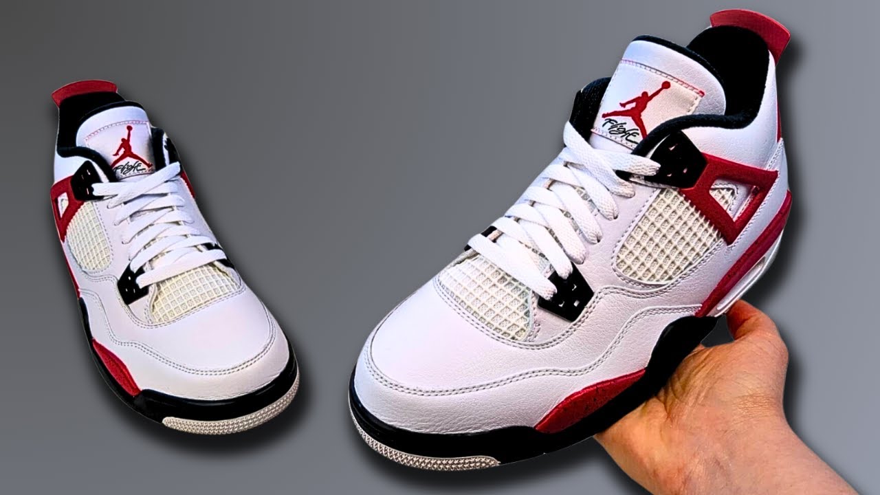 HOW TO LACE NIKE AIR JORDAN 4s (THE BEST WAY!) - YouTube