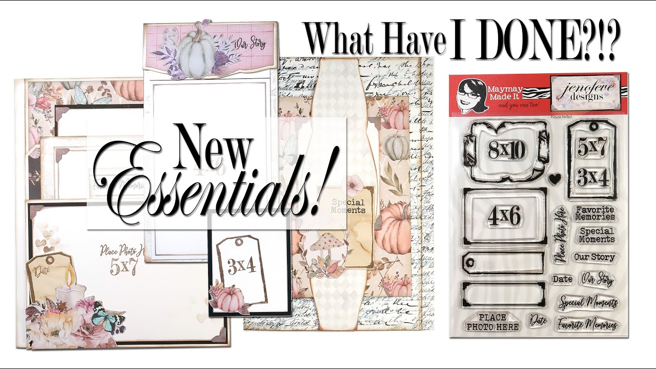 "Picture Perfect" Place Photo Here Stamp Set + New Essentials - YouTube