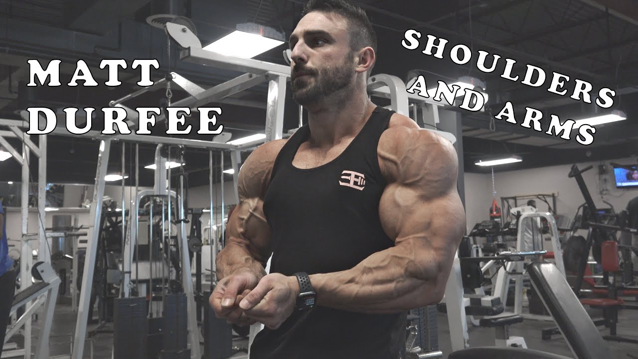 Bodybuilder Class Physique Powerlifter Competitor Matt Durfee Shoulder ...