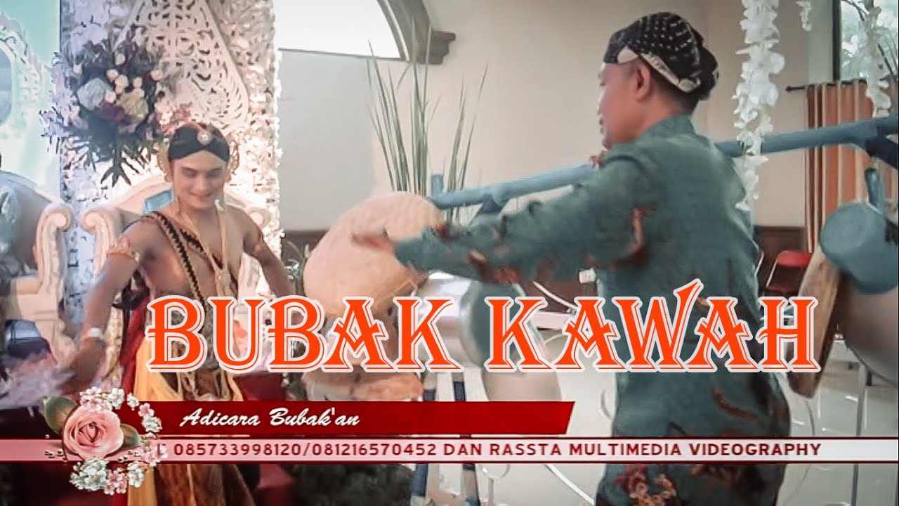 BUBAK KAWAH ACARA RITUAL TEMU PENGANTIN ADAT JAWA - YouTube