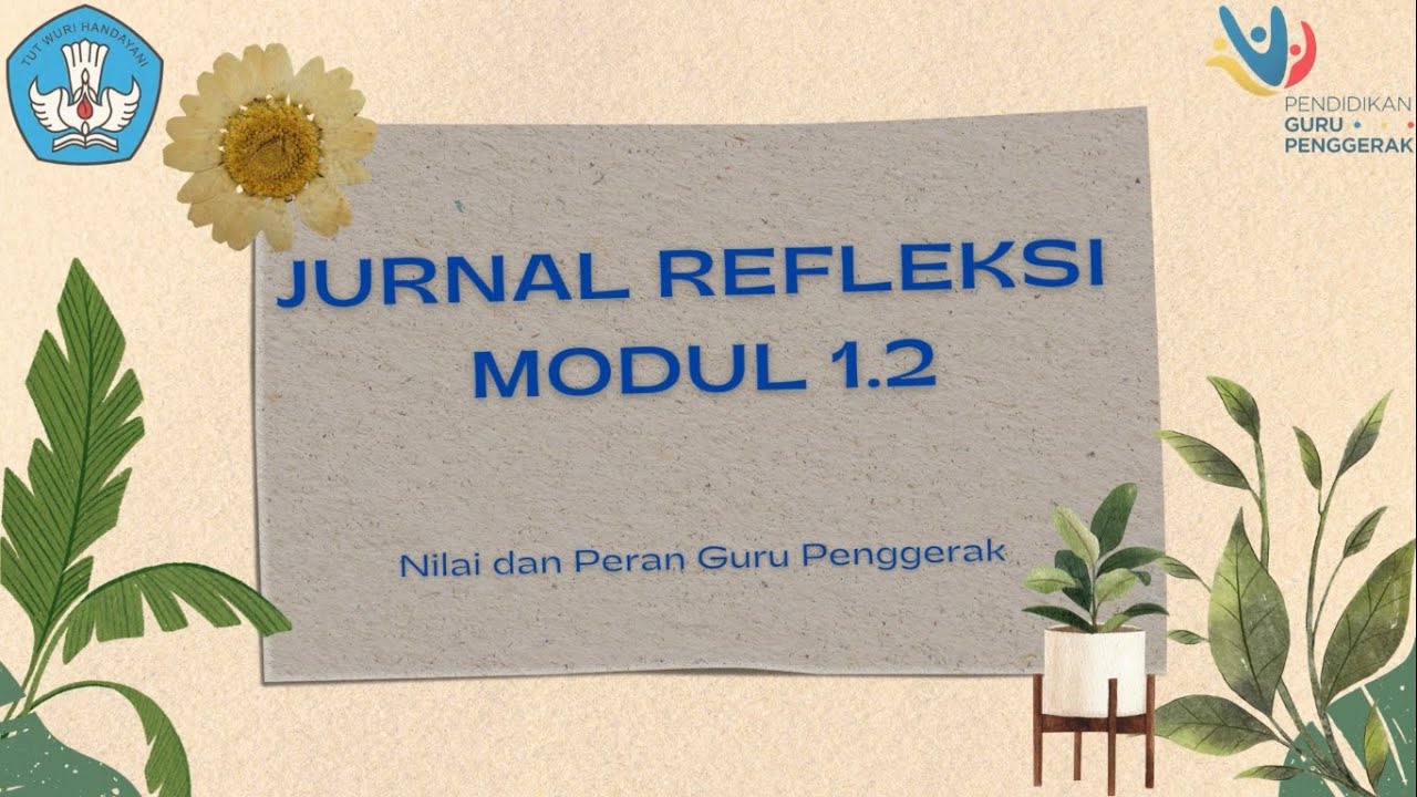 Jurnal Refleksi Modul 1.2 Model 4F | Nilai dan Peran Guru Penggerak ...