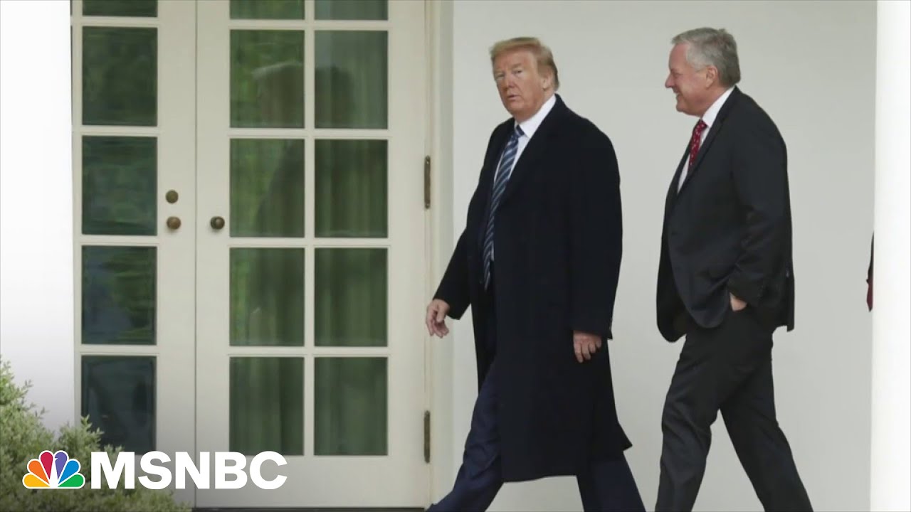 Stunning new reporting about Mark Meadows and something super important ...