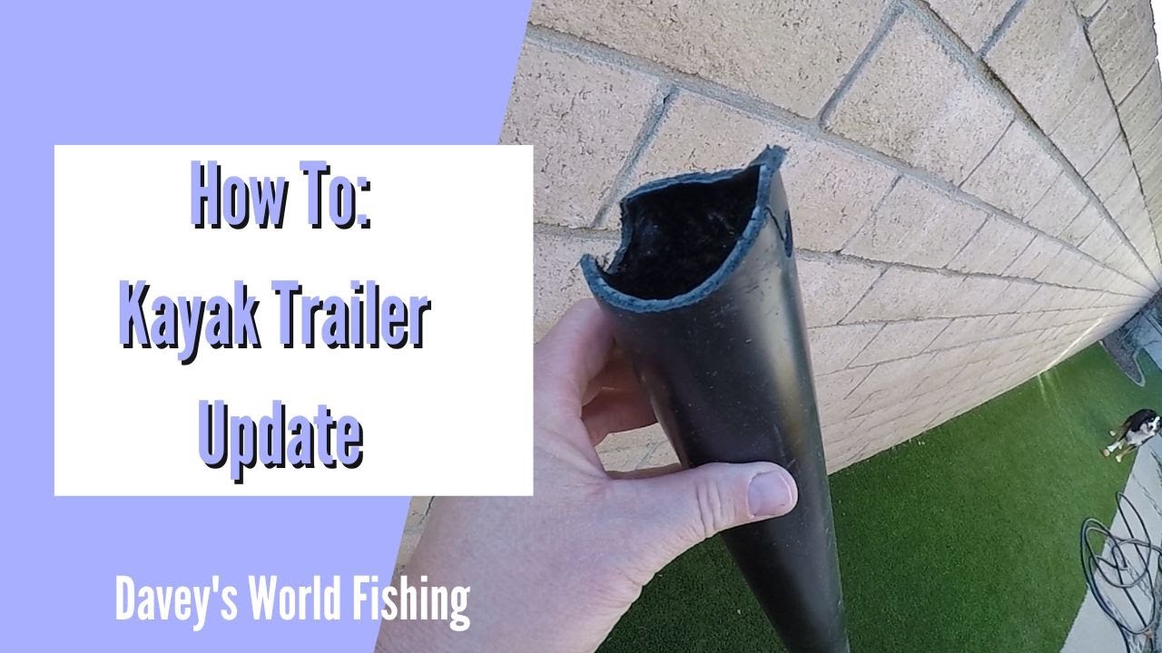 DIY Kayak Trailer Build Update - Harbor Freight - YouTube