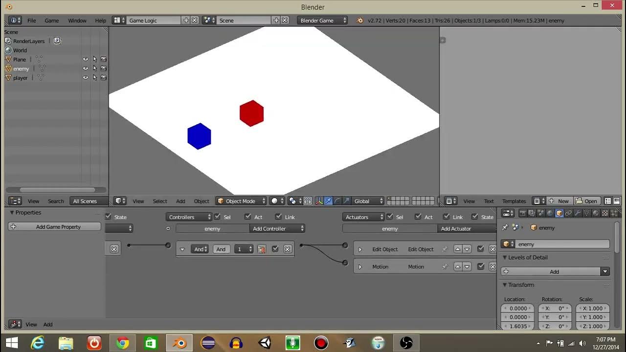 UPBGE - Enemy Spawn Point Python - YouTube