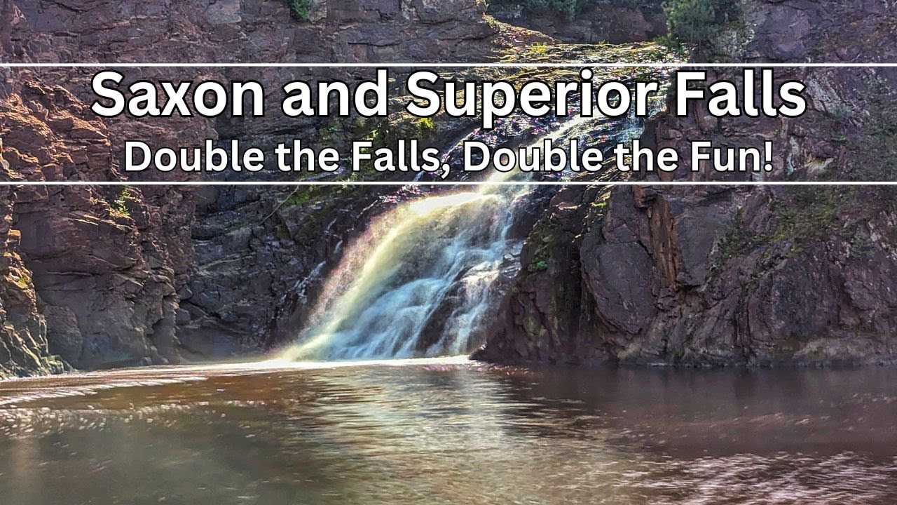 Double the Fun: Hiking Saxon and Superior Falls - YouTube
