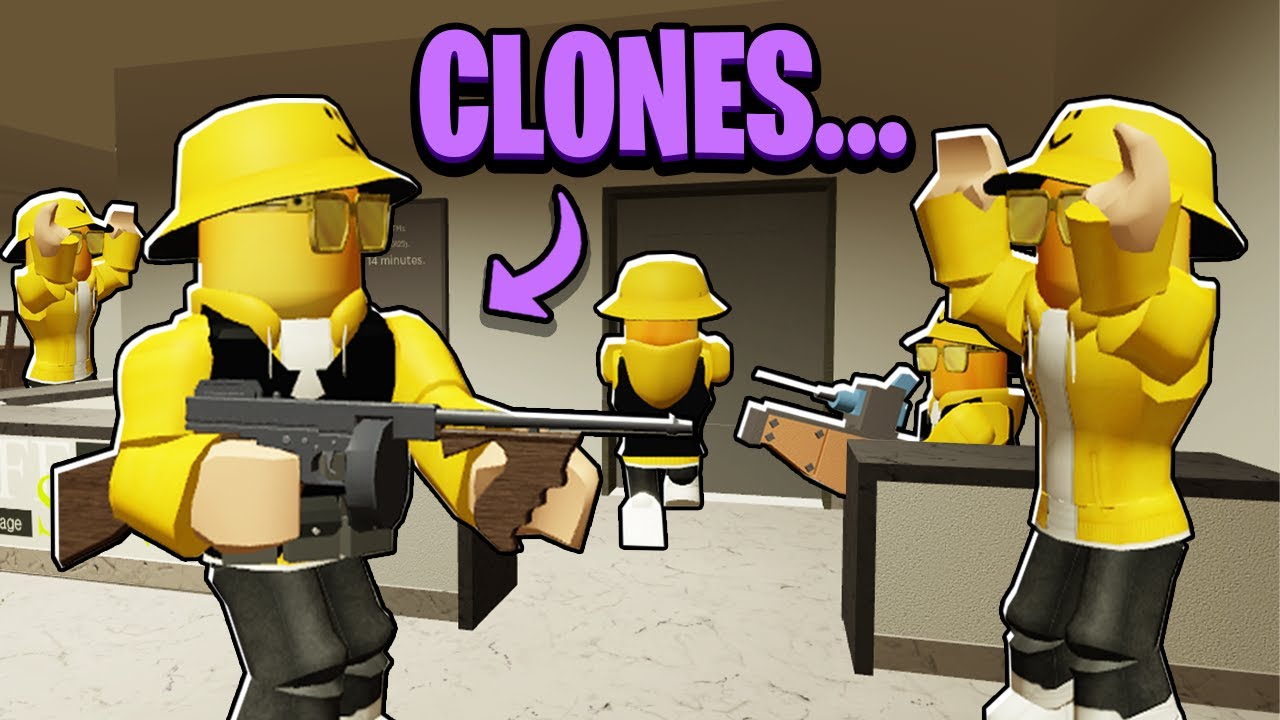 ROBBING BANK with CLONES... (Gone Wrong) | Roblox Anomic - YouTube