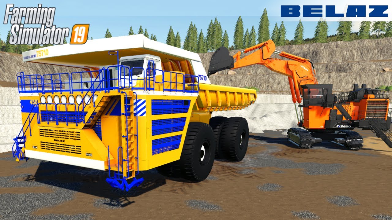 Farming Simulator 19 - BELAZ 75710 The World's Largest Mining Dump ...