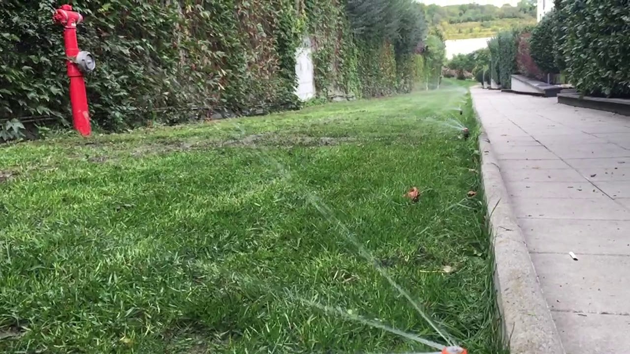 Hunter, MP Rotator, Side Strip, Spray Sprinkler - YouTube