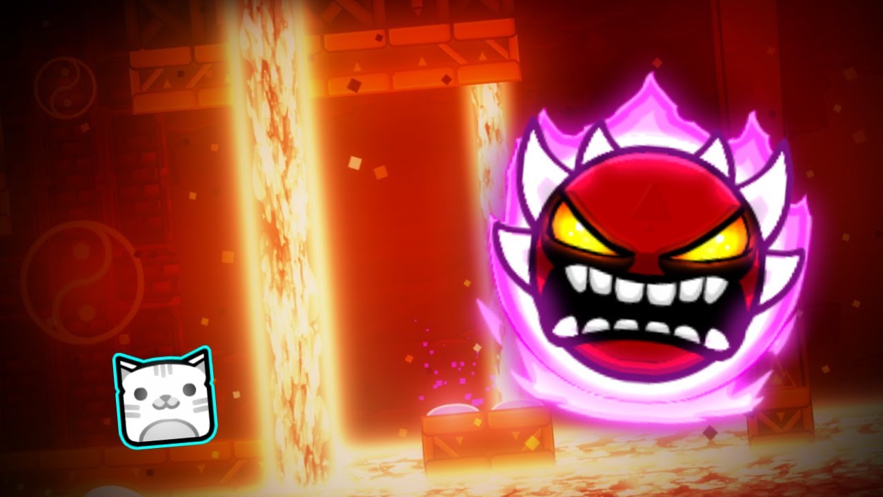 I Made A REALISTIC LAVA THEMED LEVEL | Geometry Dash - YouTube