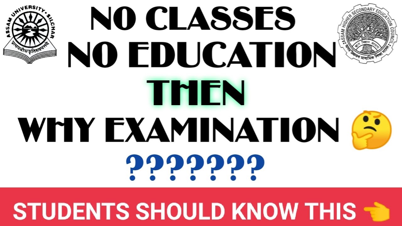 No Classes, No Education Then Why Examination 🤔 ??? Students Should ...