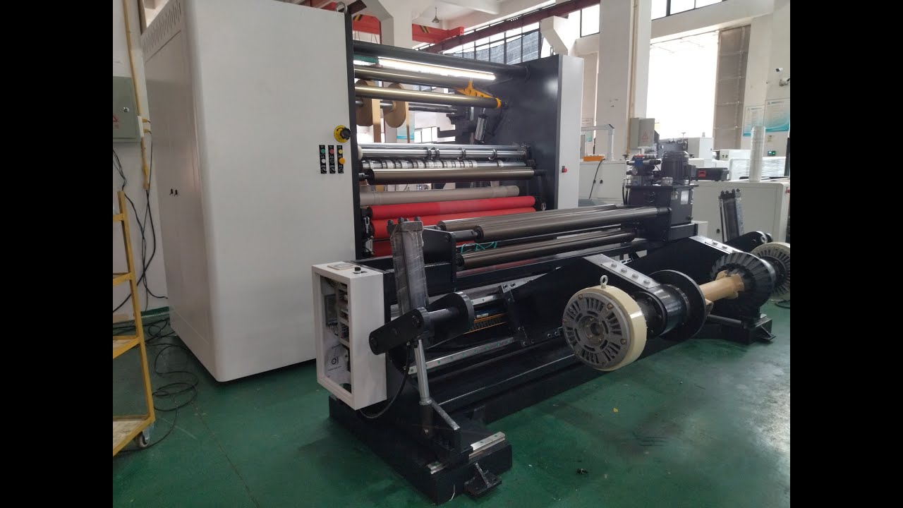 Craft Paper Jumbo Roll Slitting And Rewinding Machine For Food ...
