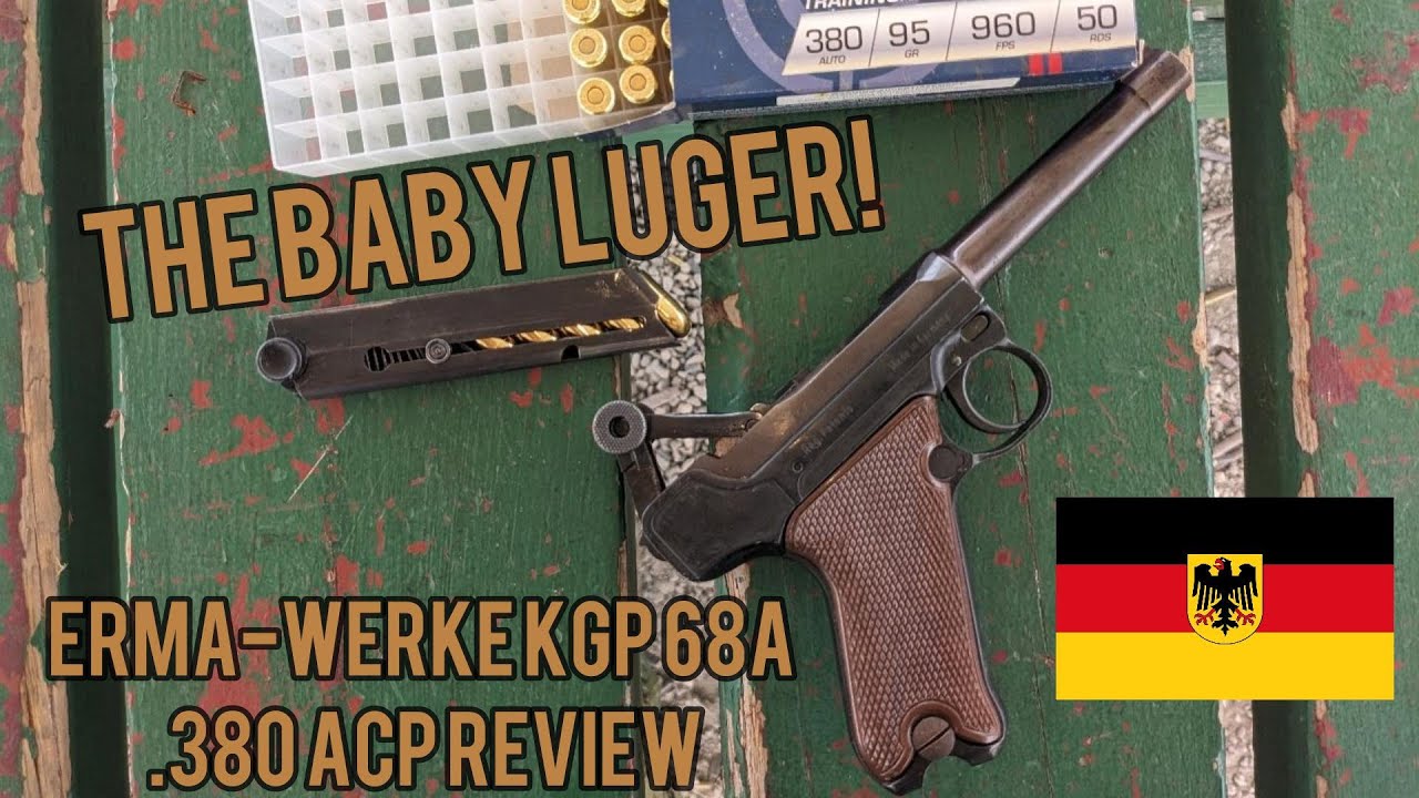 Erma Werke KGP 68A - .380 ACP Review. Is the Baby Luger any Good? - YouTube