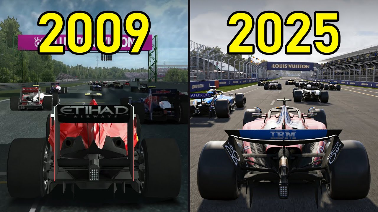 Evolution of Codemasters' F1 Games (2009 - 2025) - YouTube