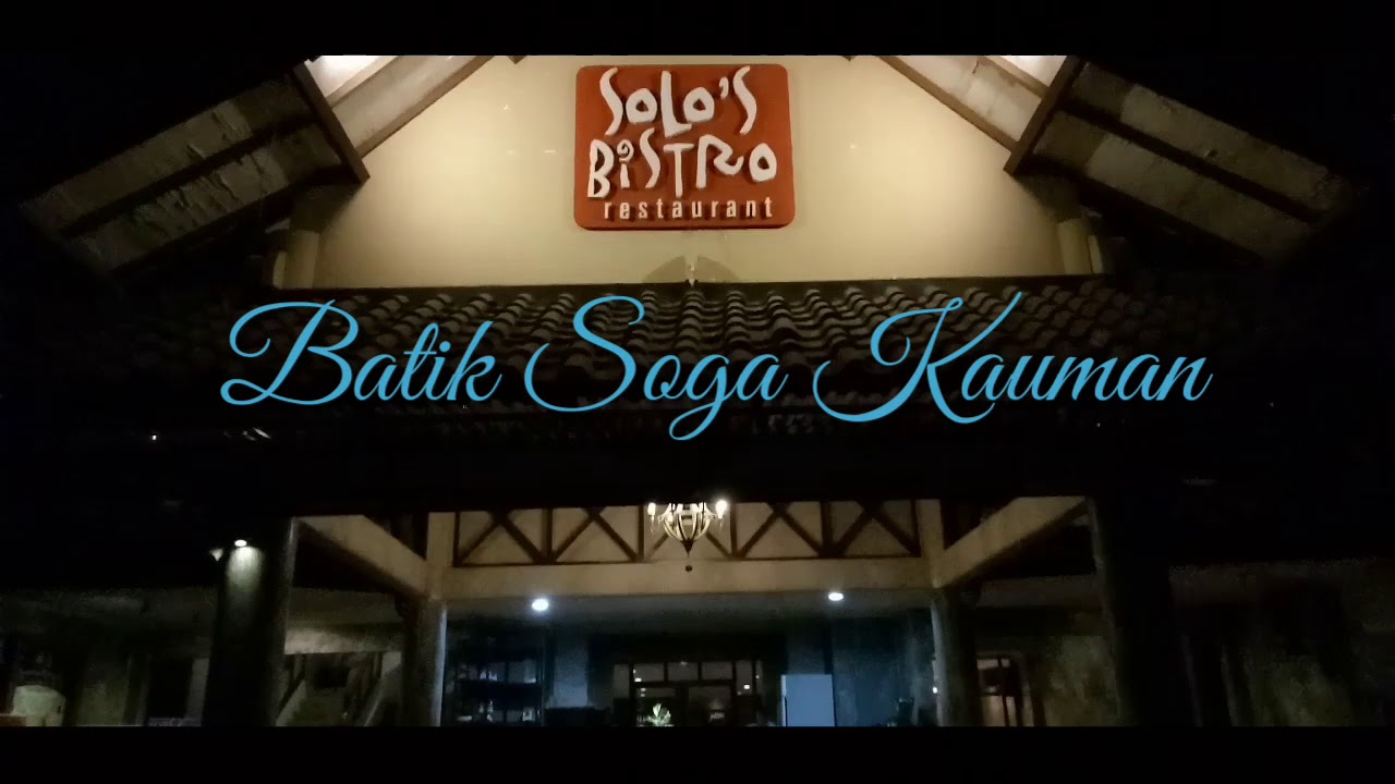 Batik Soga Meet Up Solo's Bistro - YouTube