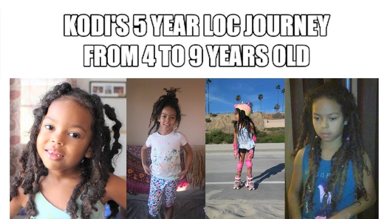 Kids with Locs / My 9 year old's Loc journey - YouTube
