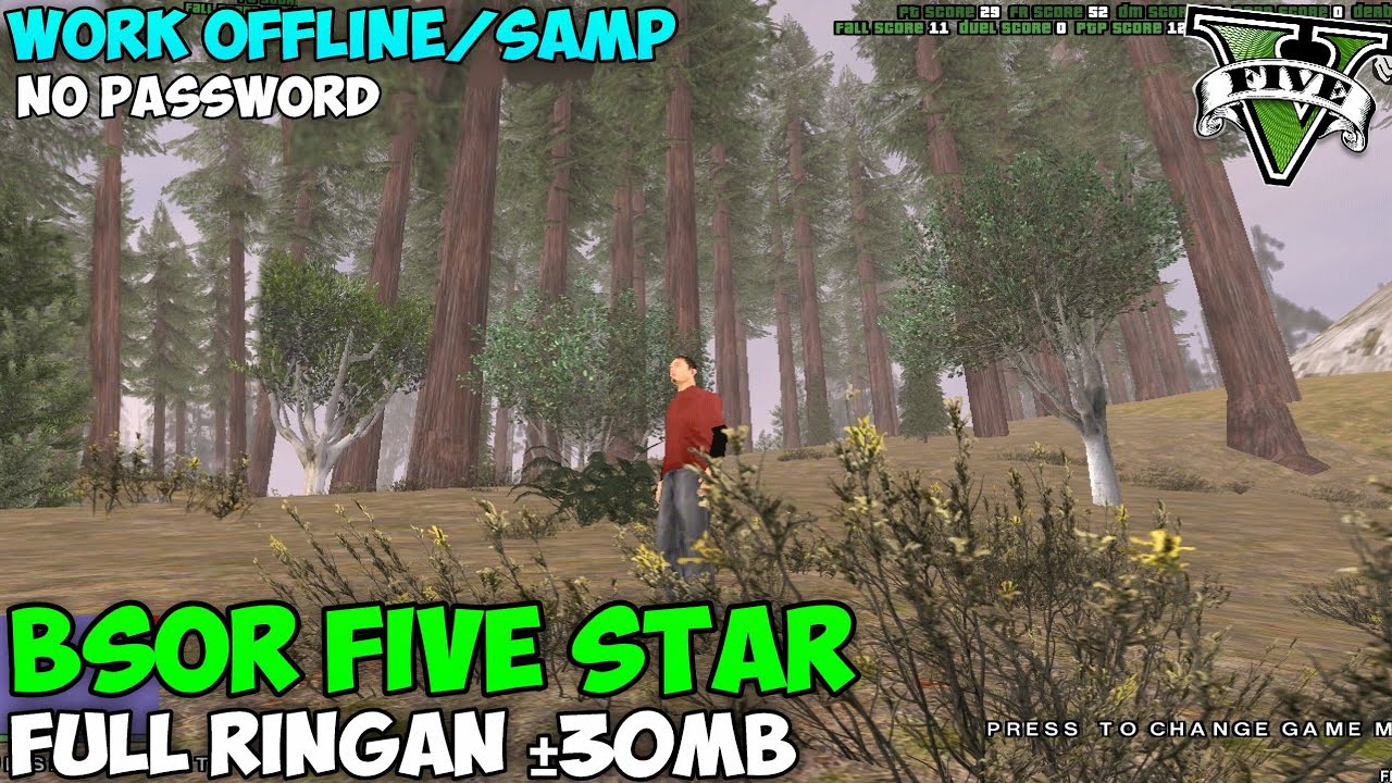 BSOR FIVE STAR RINGAN HD GTA SA ANDROID | MOD BSOR GTA 5 ANDROID - YouTube