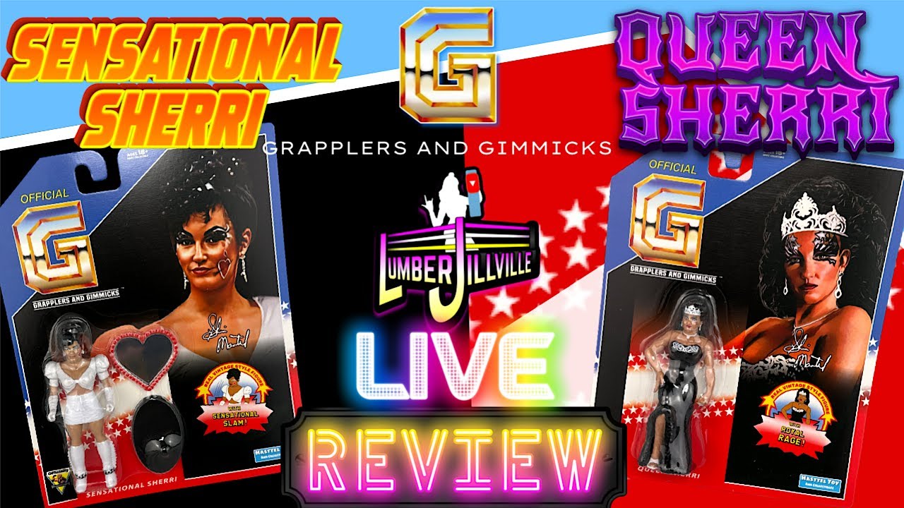 LIVE Figure Review of Sensational/Queen Sherri from Grapplers and Gimmicks! - YouTube