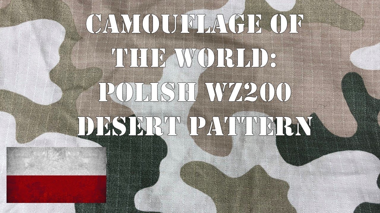 Camouflage of the World: Polish Wz200 Desert Pantera - YouTube