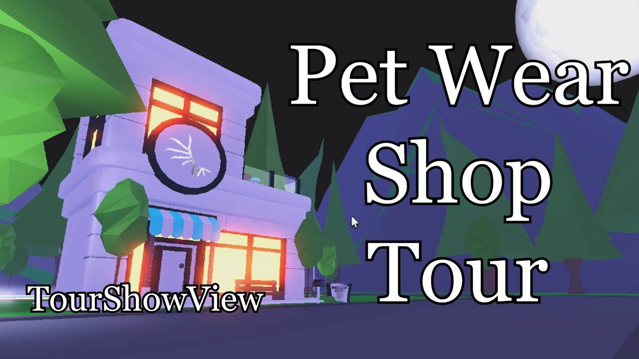 Pet Wear Shop Tour | Roblox - YouTube